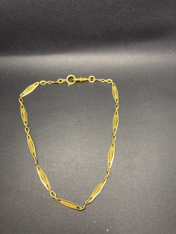 Antique/Vintage Art-Deco Rolled Gold Watch Chain 35 cm - Gem