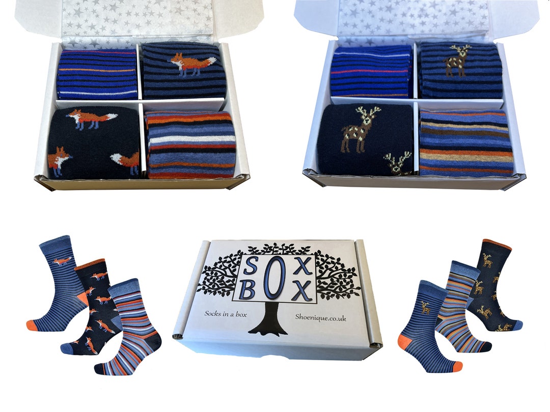 Men's Gift Boxed Socks Ideal for Christmas Day, Fathers Day, Birthday ...