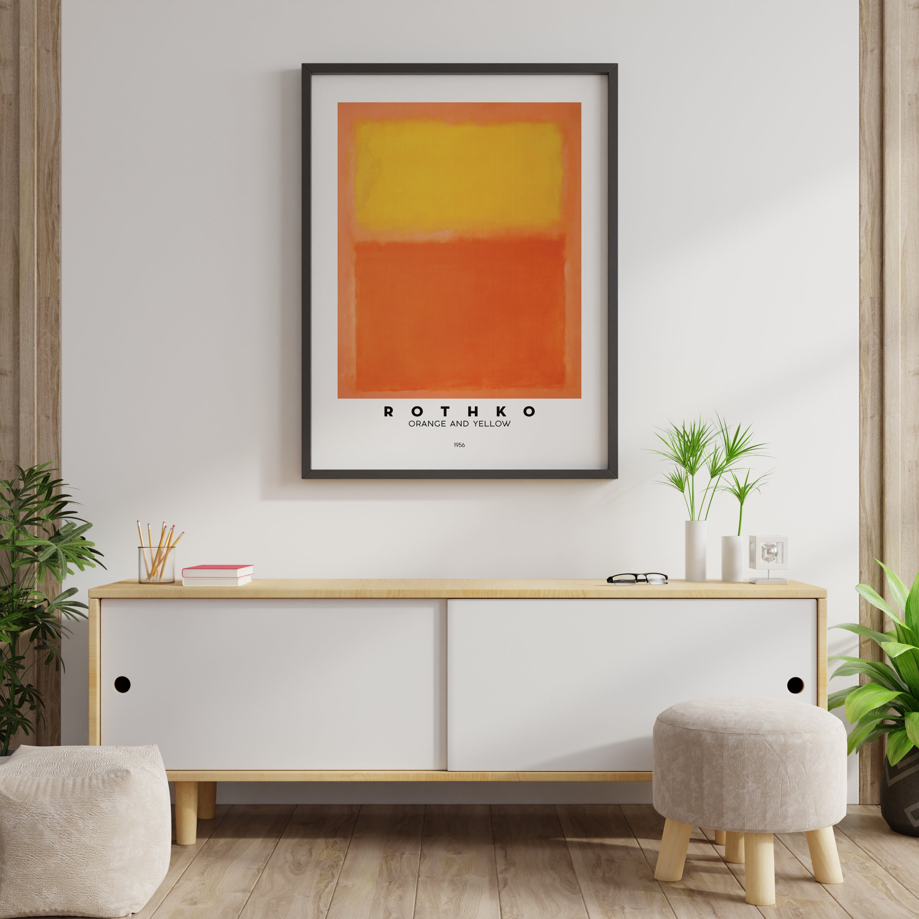 Mark Rothko Orange and Yellow 1956 Color Field Painting - Etsy Australia