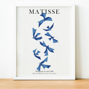 Henri Matisse, Polynésie, Colombes dans le ciel 1946 | Impression d'art ...