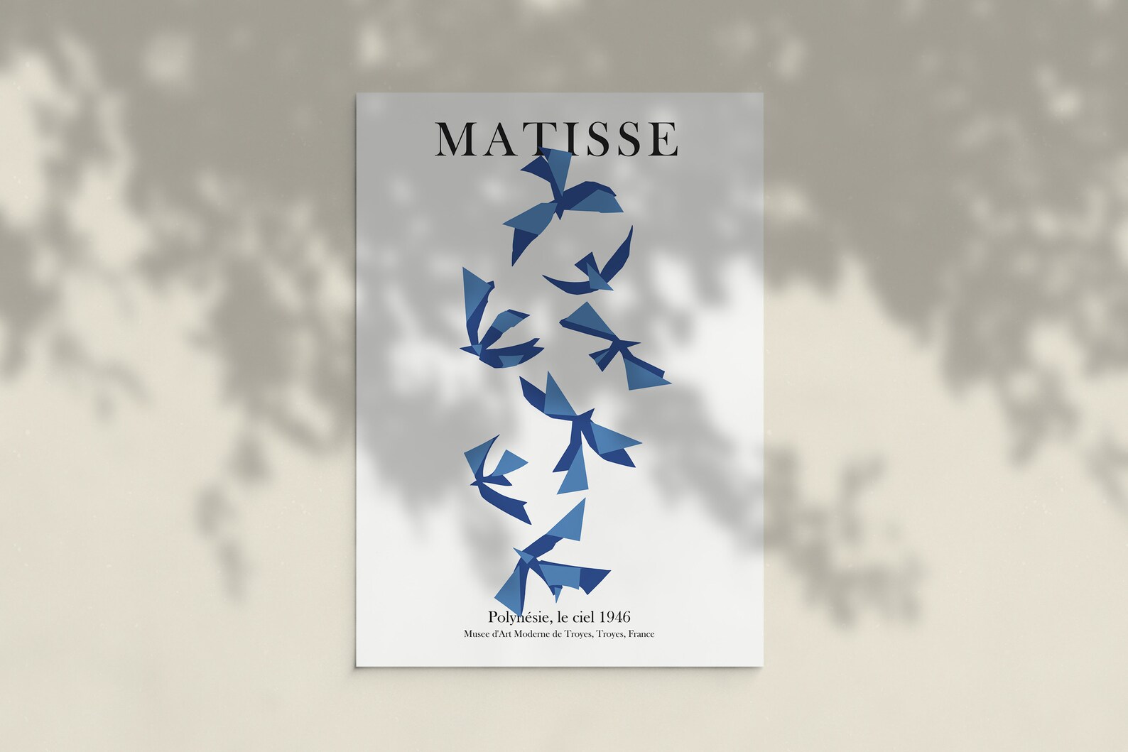 Henri Matisse, Polynesia, Doves in the Sky 1946 Abstract Art Print ...