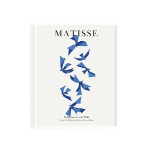 Henri Matisse, Polynésie, Colombes dans le ciel 1946 | Impression d'art ...
