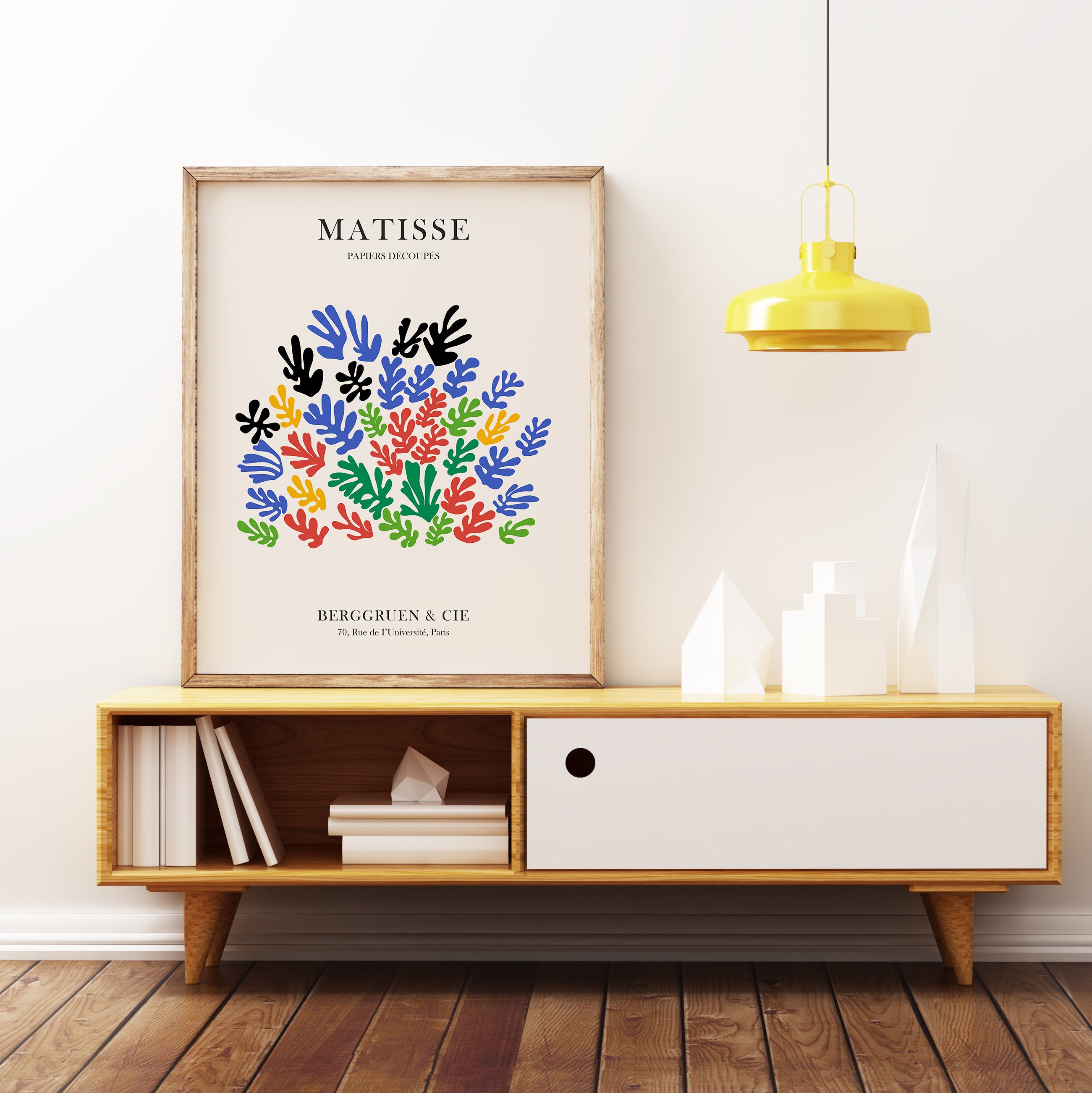 Henri Matisse, Leaves Cutouts | Baltic Colors, Abstract Wall Art ...