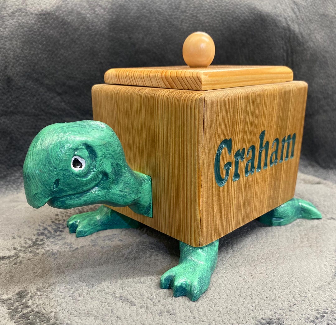 Box Turtle Box Keepsake/trinket Box Personalized - Etsy