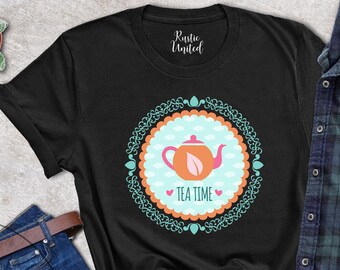 Cute Tea Time Shirt - Etsy