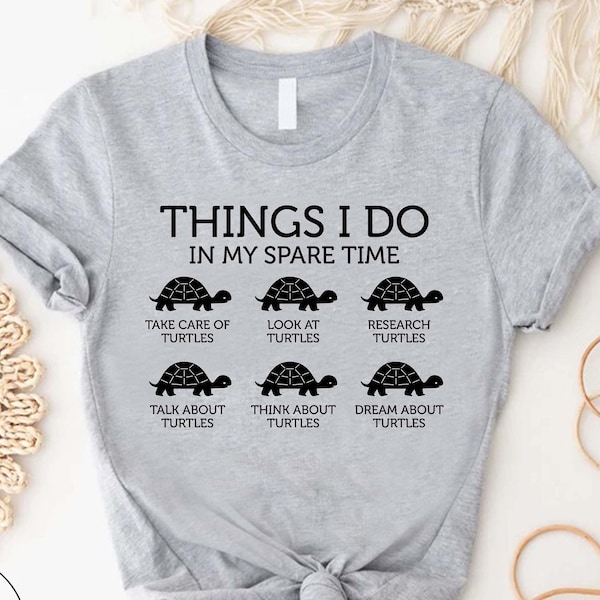 Turtle Tshirt - Etsy