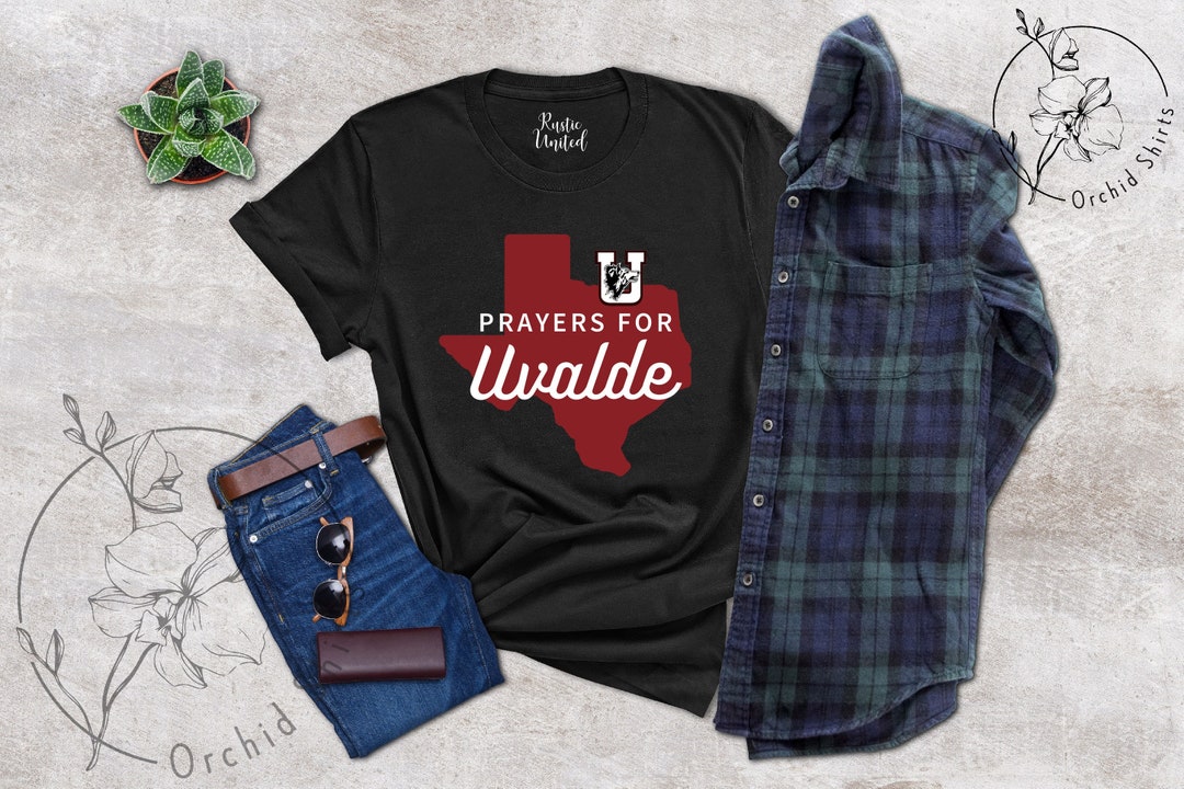 Prayers for Uvalde Shirt, Support Texas Uvalde T-shirt, Texas Shooting ...