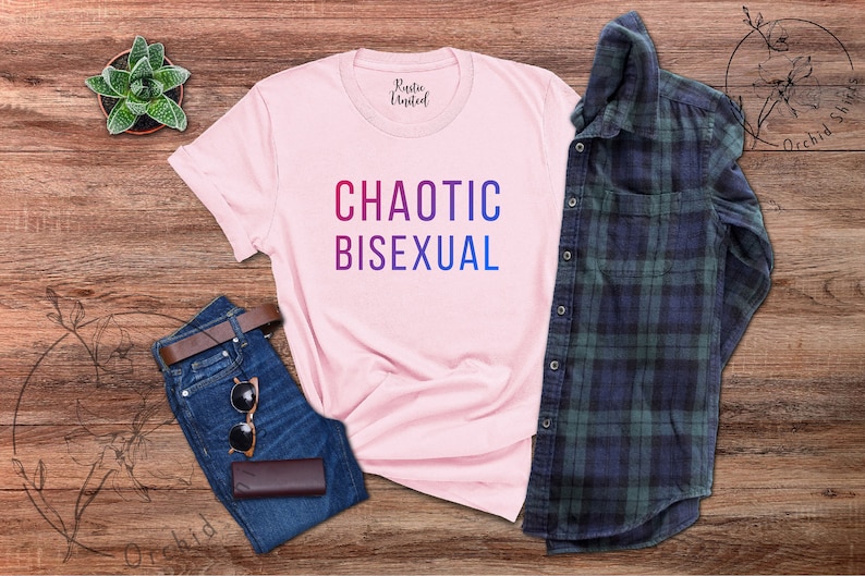 Pride Shirts, Chaotic Bisexual Tee Shirt, Funny LGBT Shirts, Love is ...