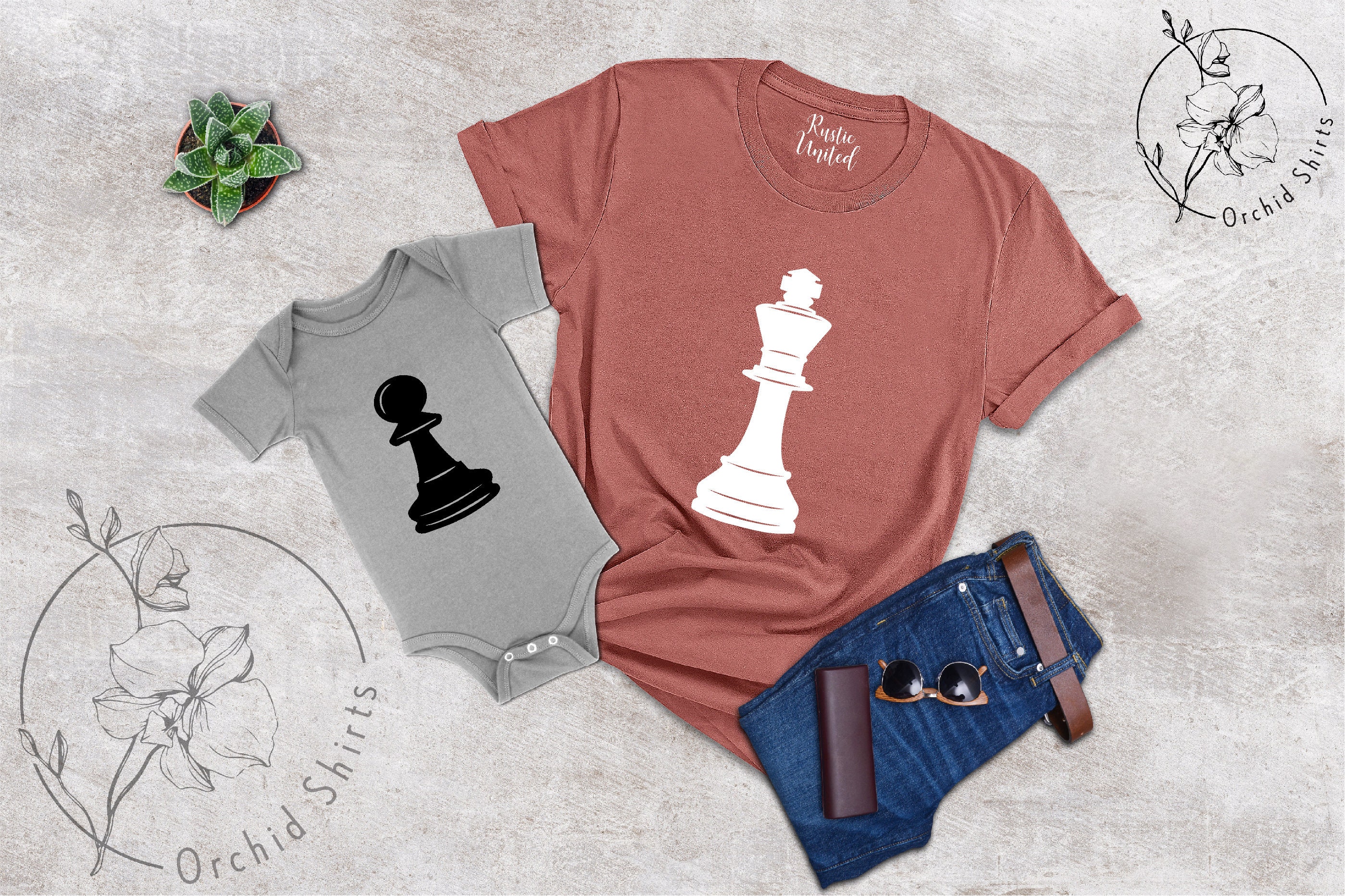 Chess Tee, Game Shirt,matching Shirt,cute Baby Bodysuit,gift Ideas for ...