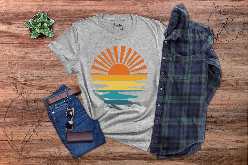 Summer Sunset Shirt, Summer Vacation Gift T-shirt, Summer Lover Shirts ...