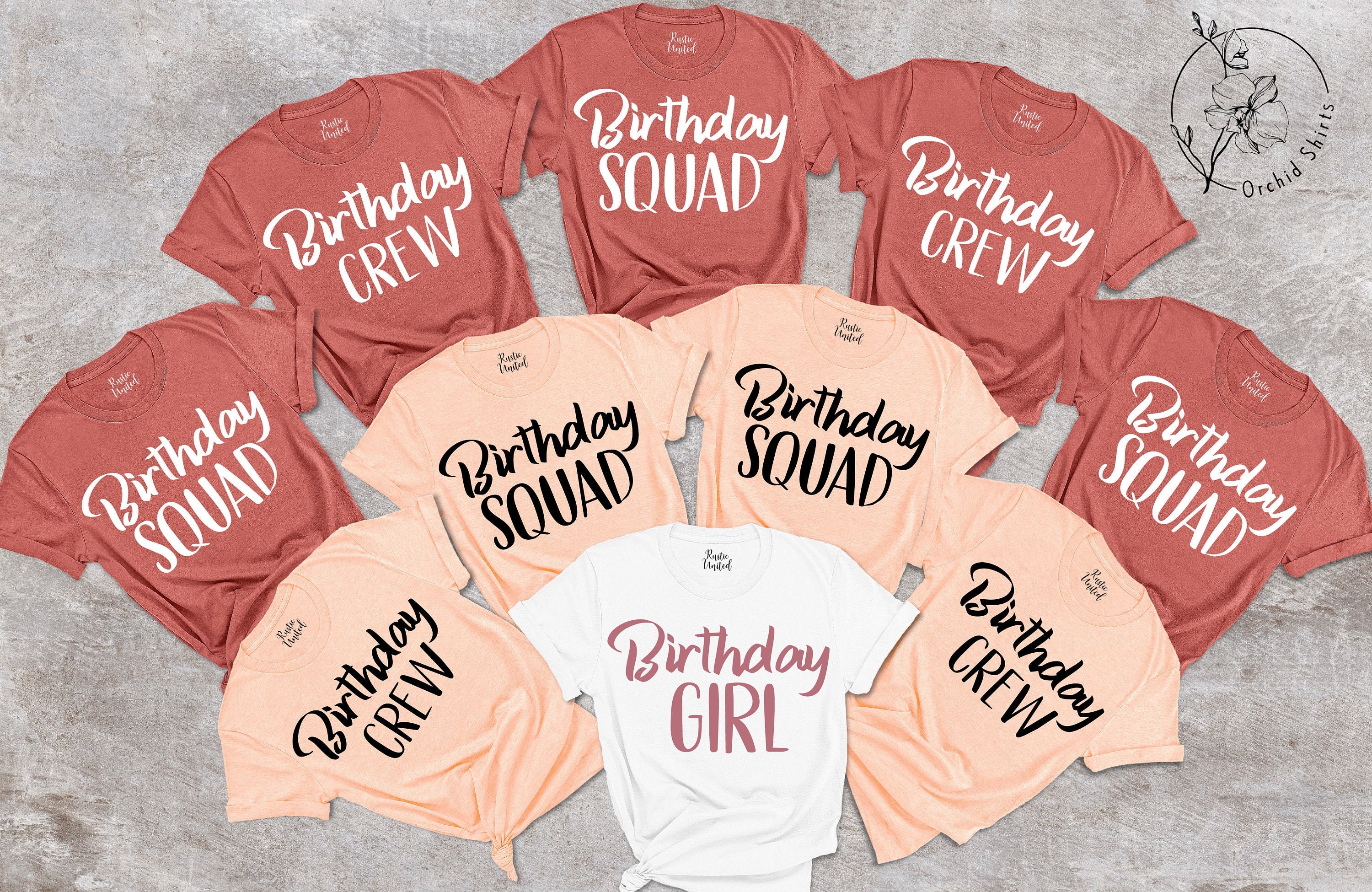 Birthday Crew Shirts, Birthday Squad Tshirts, Birthday Girl Gift ...