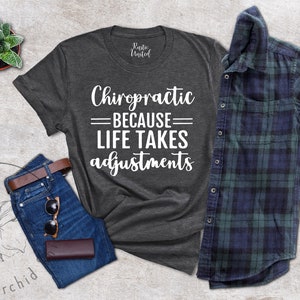 Chiropractic Shirt for Men and Women, Chiropractor Gift T-shirt, Chiro ...