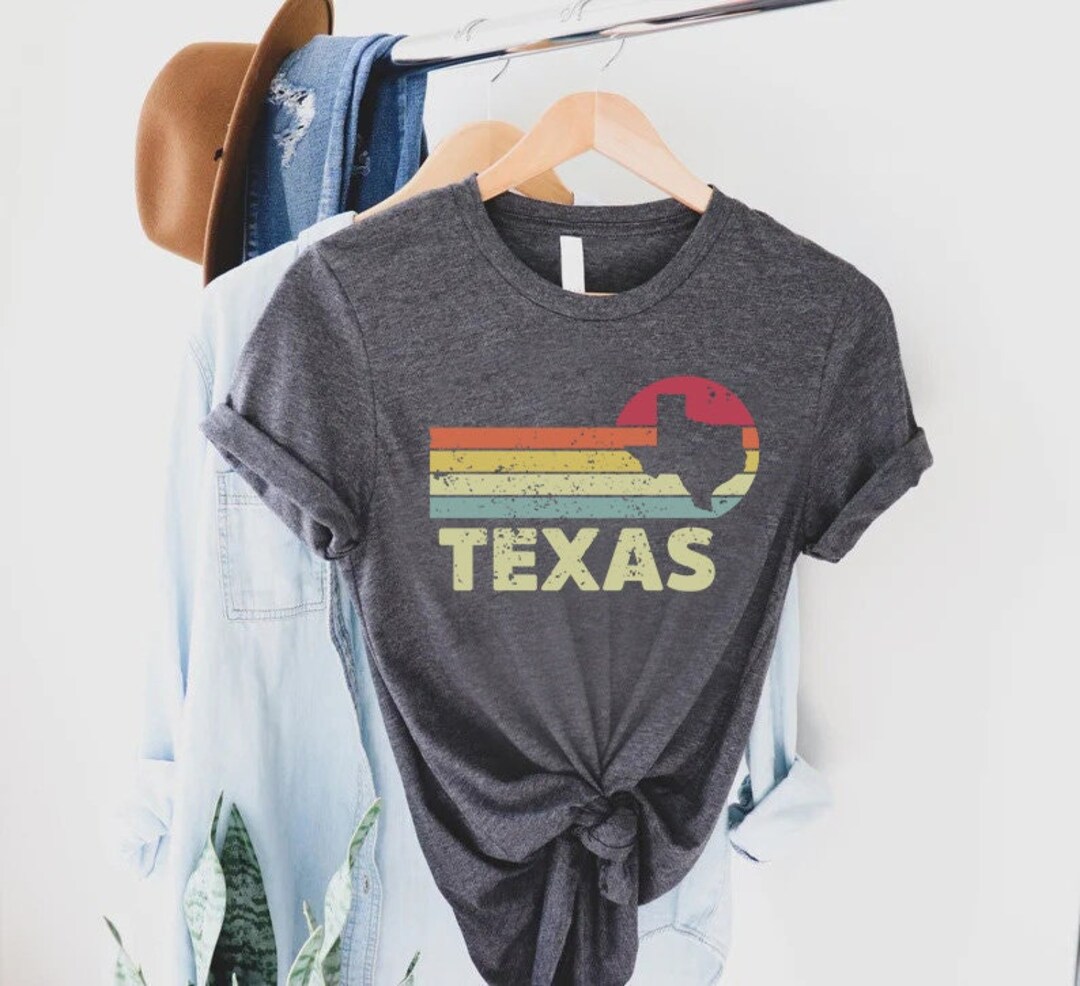 Retro Texas Shirt,gift for Texas Lover T-shirts,texas Tee,texas State ...