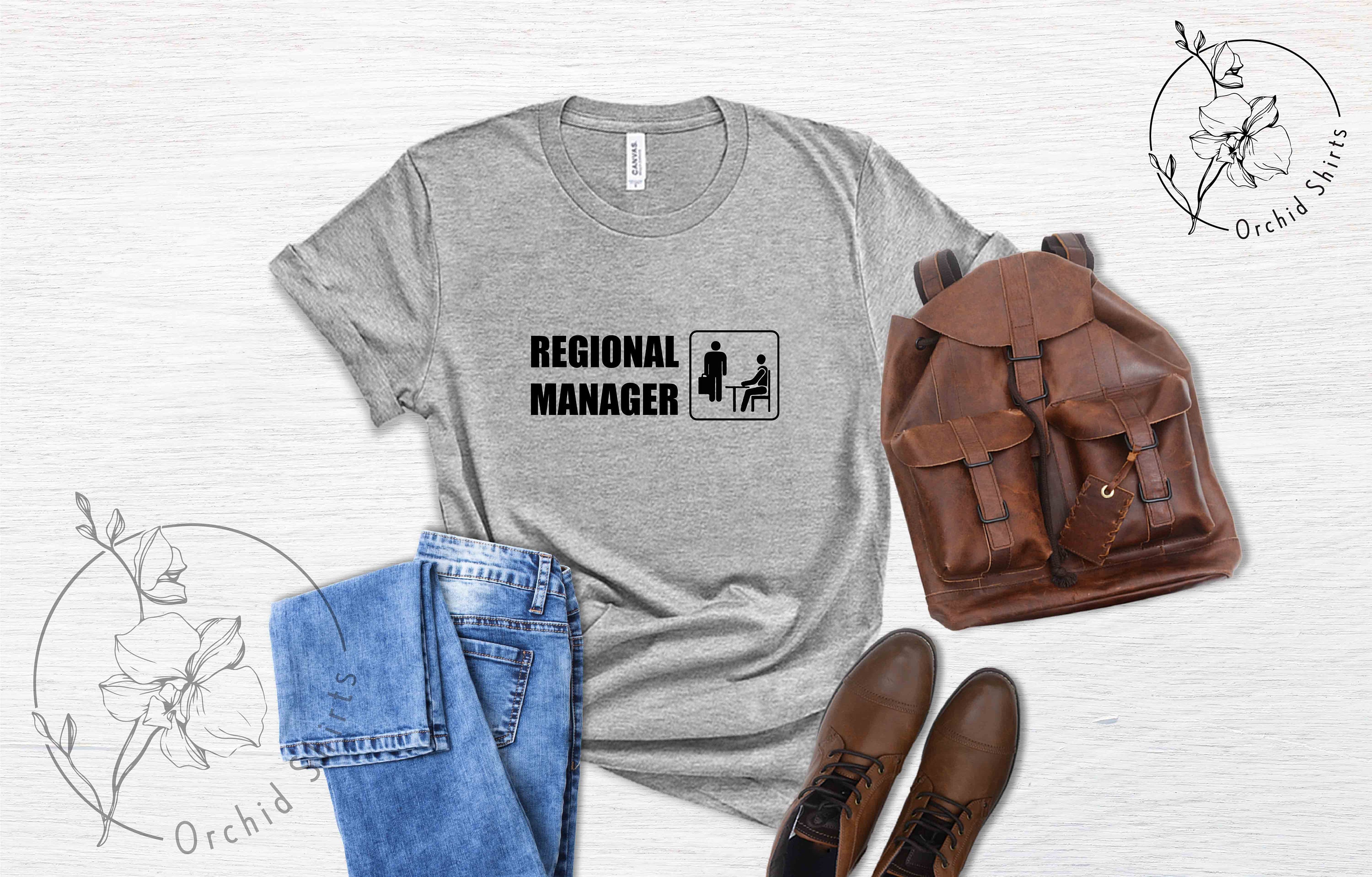 Regional Manager And Assistant To The Regional Manager Shirt | Etsy