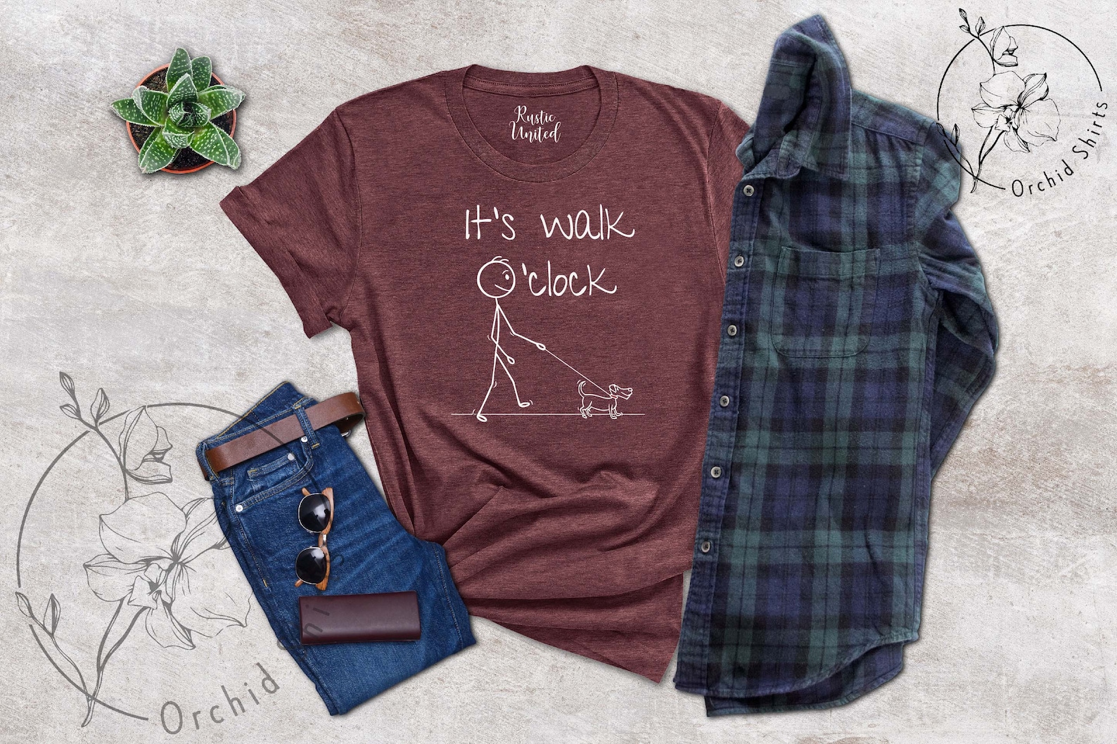 Walk Shirt, Dog Walking T-shirt for Men, Walking Gift for Dog Lover ...