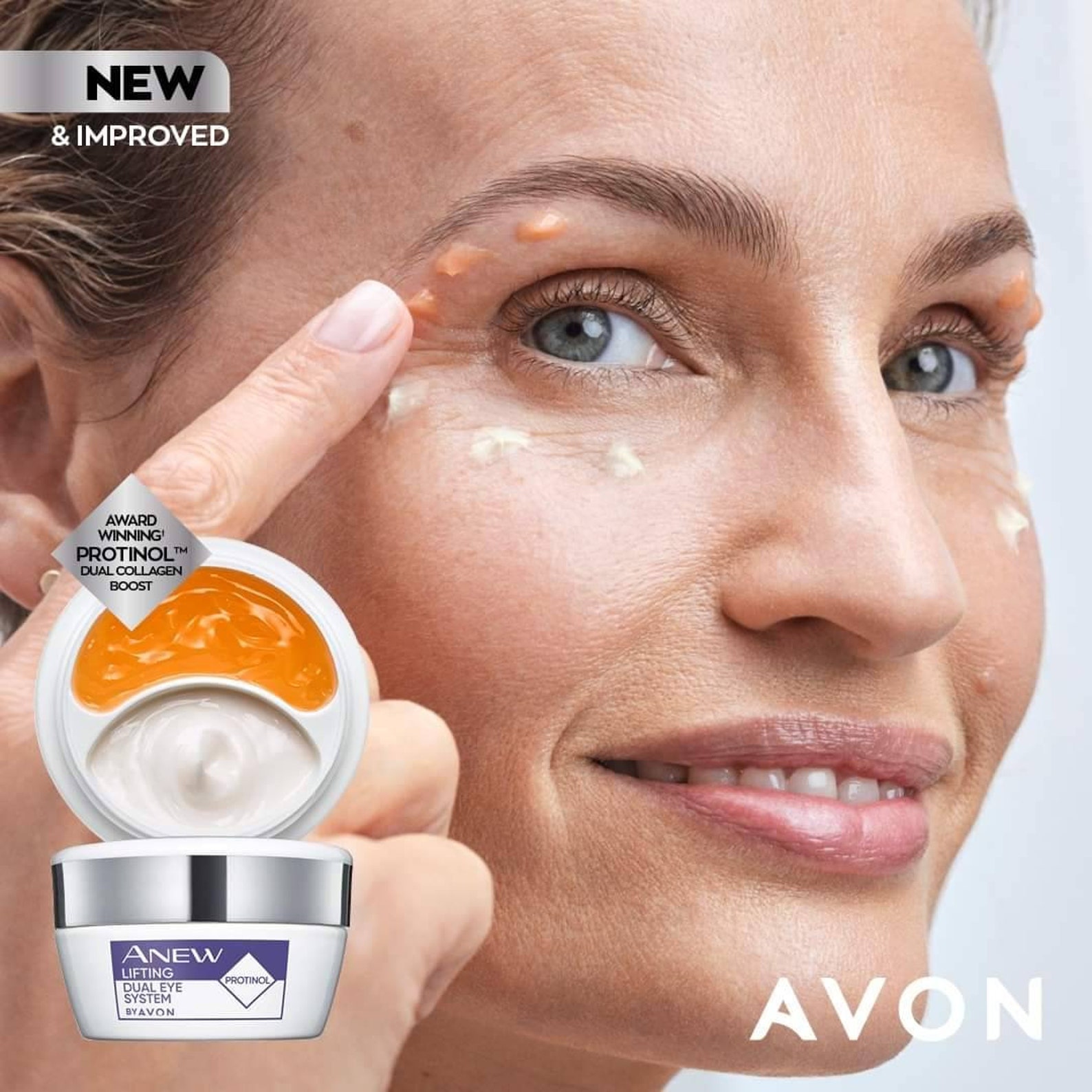 Avon Anew Lifting Dual Eye System With Polypeptide-x, 2x 10ml - Etsy Canada