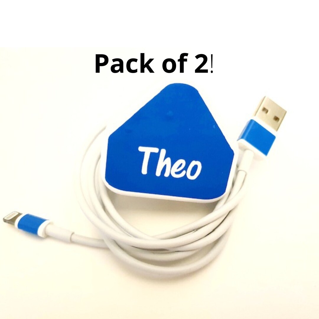 IPhone Plug Personalised Labels, Pack of 2, Plug Stickers, Vinyl Decals ...