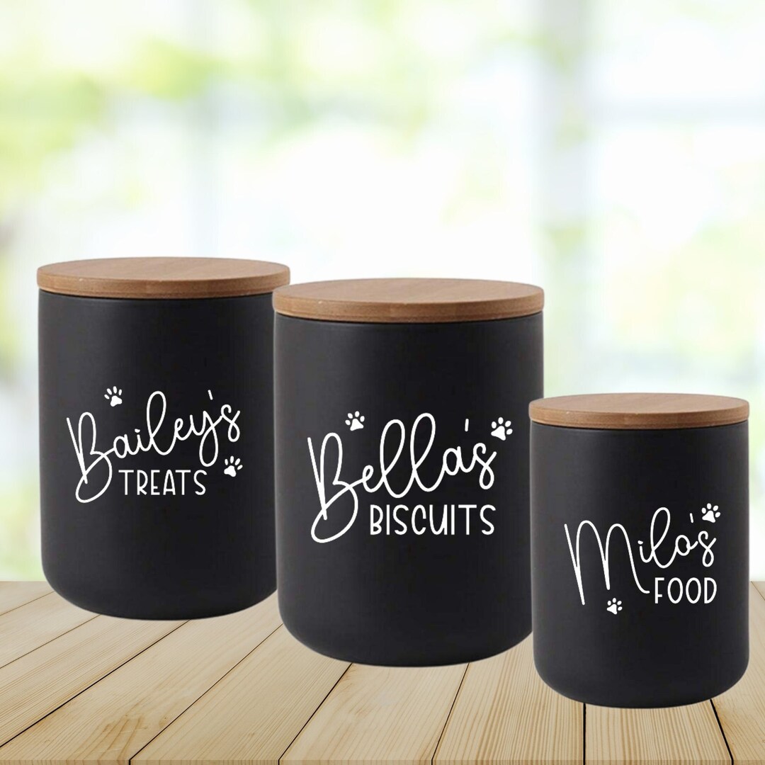 Personalised Pet Food Label, Vinyl Sticker, Pet Treats Sticker, Vinyl ...