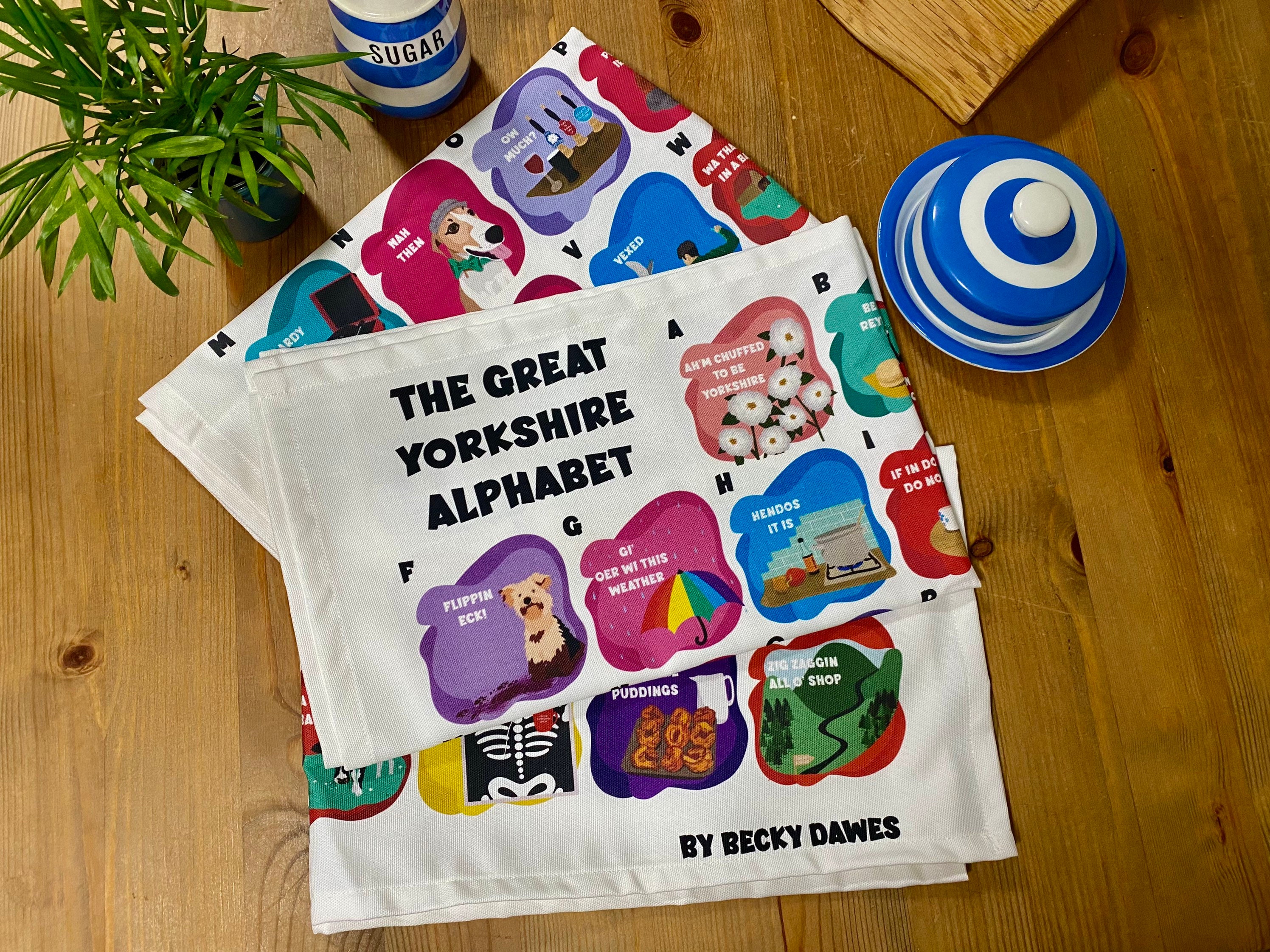 The Great Yorkshire Alphabet Print - Etsy UK