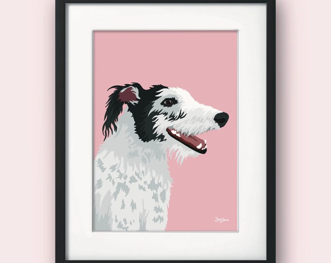 Scruffy Lurcher Card Lurcher Card Scruffy Dog Card Cute Dog - Etsy UK
