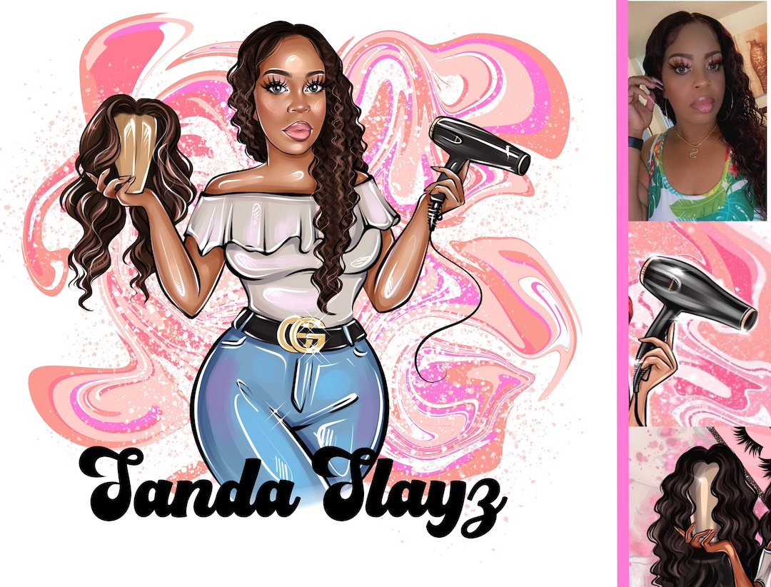 Hair Stylist Logo,hairdresser Logo,braider Logo,hair Extension Logo ...