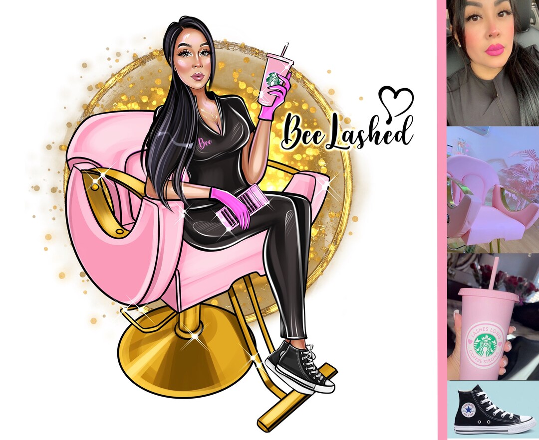 Lash Technician Logo,lash Maker Logo,lash Designer Logo,lash Artist ...