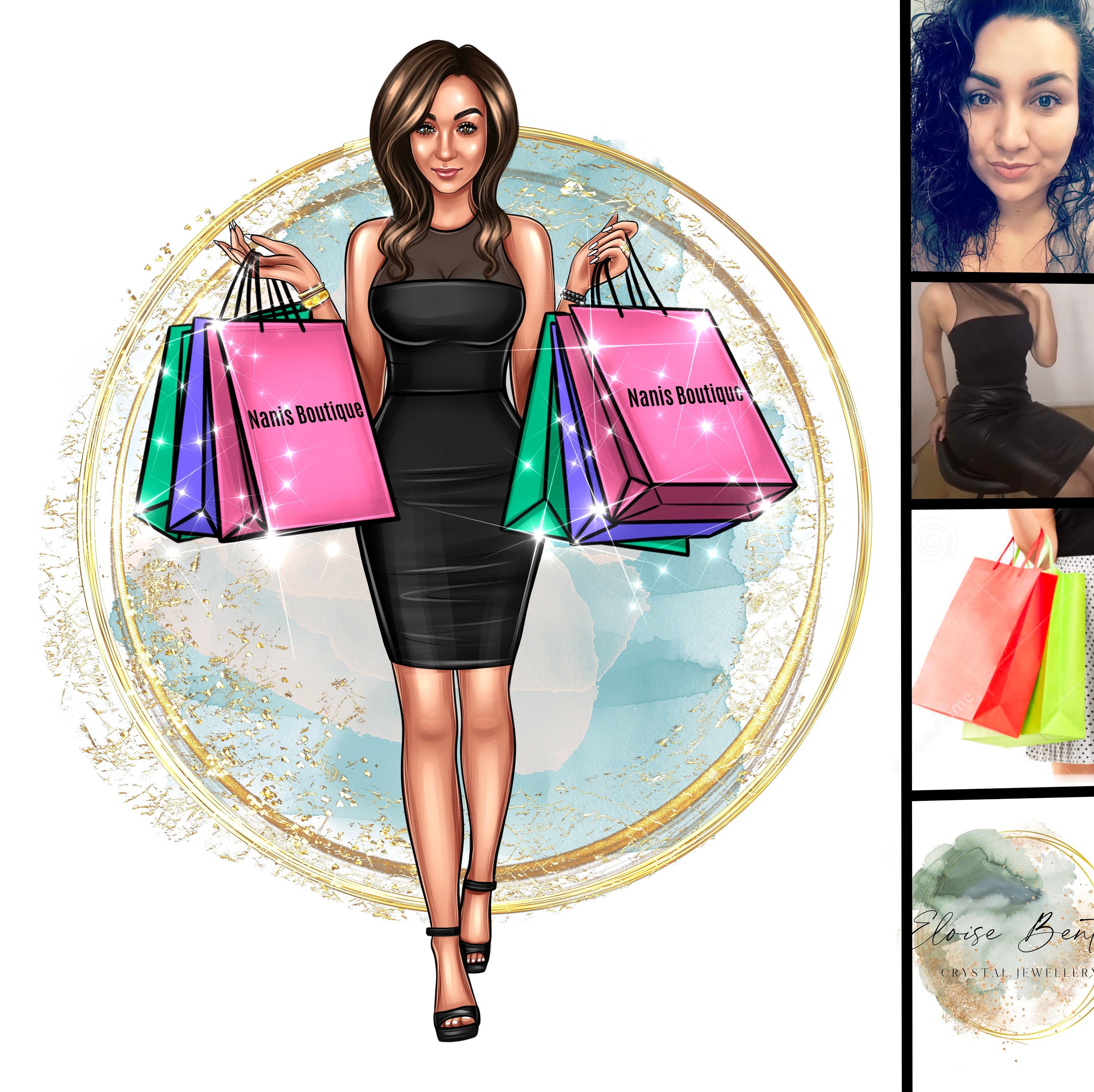 Business Logofashion Bag Logobag Designer Logoshop - Etsy