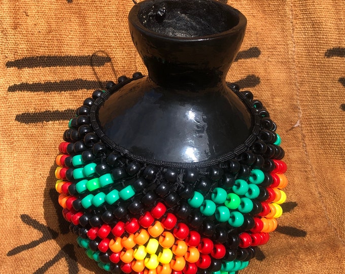Diamond Shekere, Black Gourd Shekere With Diamond Patterns - Etsy
