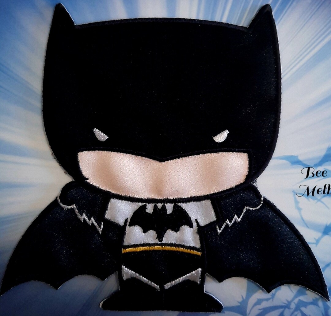 Batman Applique/wrights DC Comics Iron-on Applique/batman Iron on Patch ...