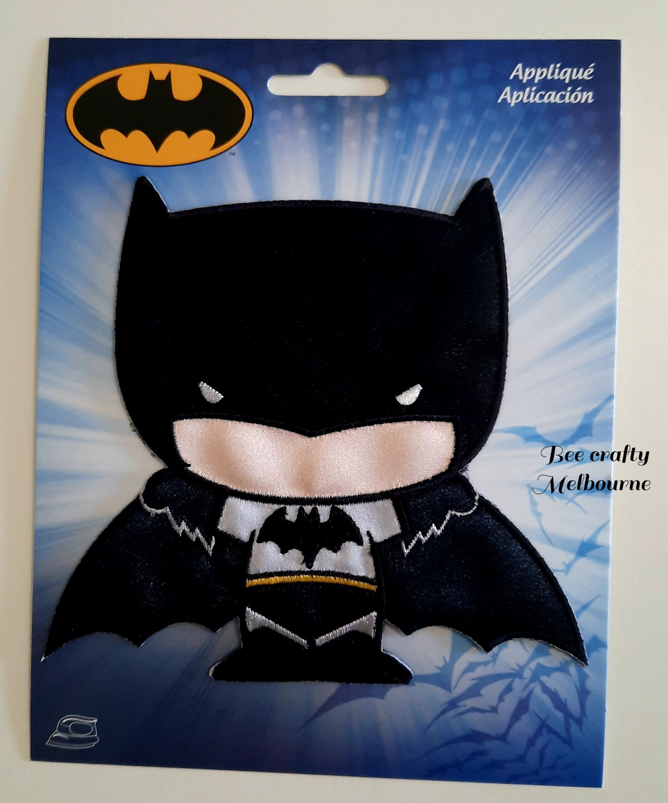 Batman Applique/wrights DC Comics Iron-on Applique/batman Iron on Patch ...