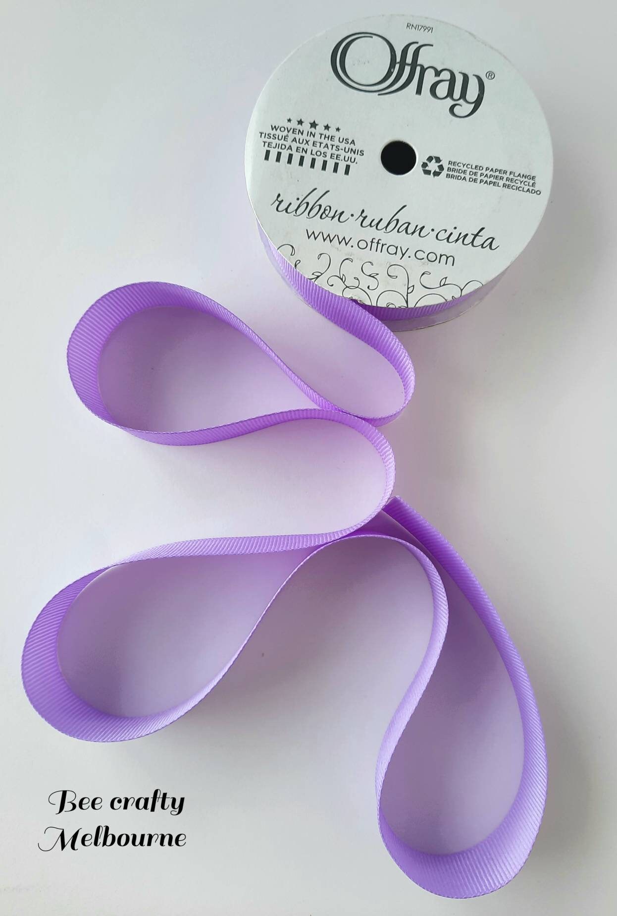 Offray Grosgrain Ribbon 7/8/ Light Orchid Grosgrain Ribbon/USA Made ...