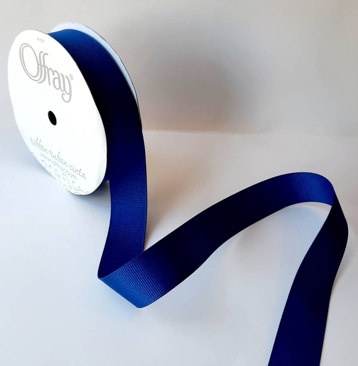 Offray Grosgrain Ribbon 7/8/century Blue Grosgrain Ribbon/ USA Made ...