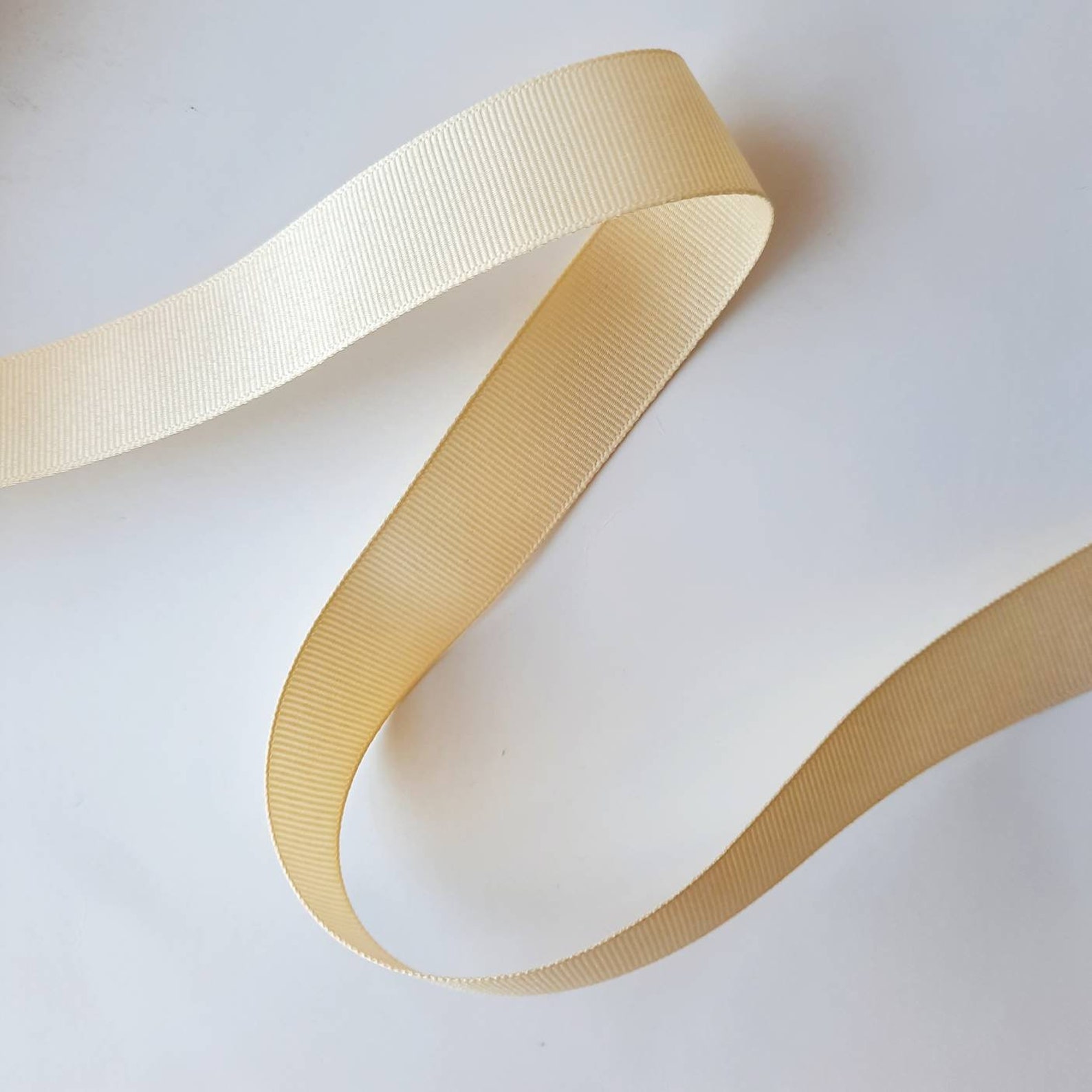 Offray Grosgrain Ribbon 7/8/cream Color Grosgrain Ribbon/ USA Made ...