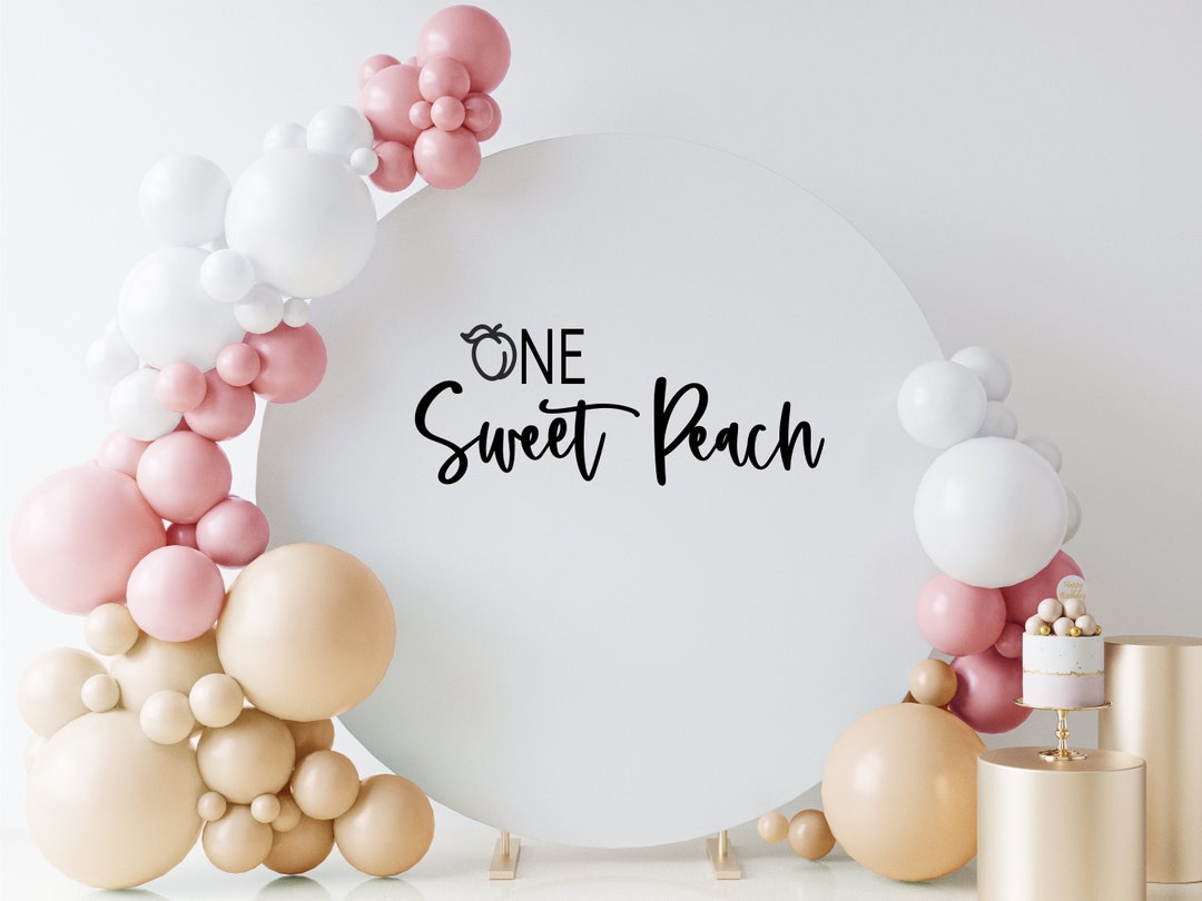 One Sweet Peach Sign, One Sweet Peach Theme Party, One Sweet Peach ...