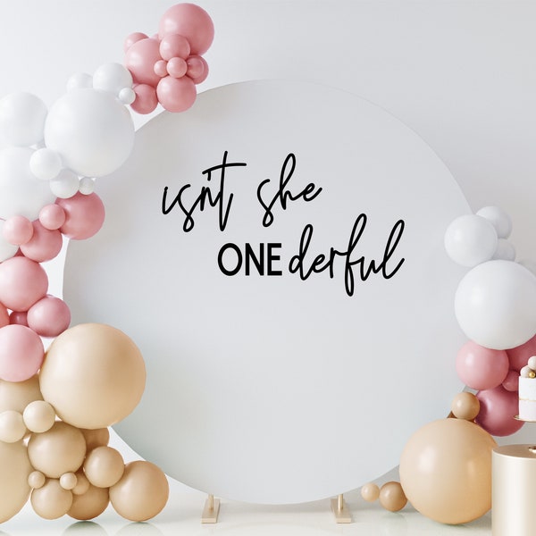 Isnt She Onederful Wood Sign - Etsy