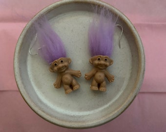 Rainbow Troll Doll Earrings Jewelry New in Package - Etsy