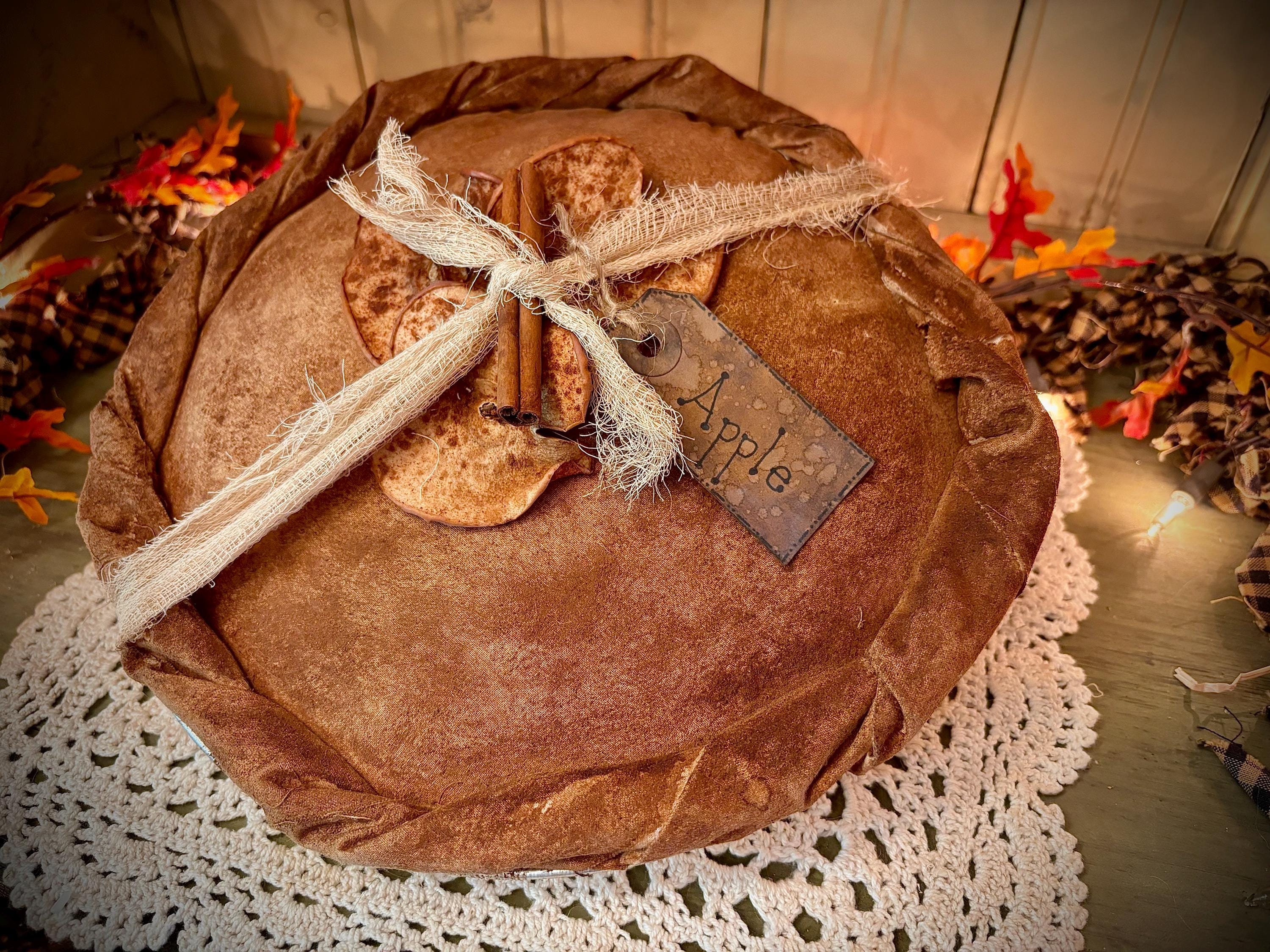 Primitive Faux Apple Pie Farmhouse Decor Fall - Etsy