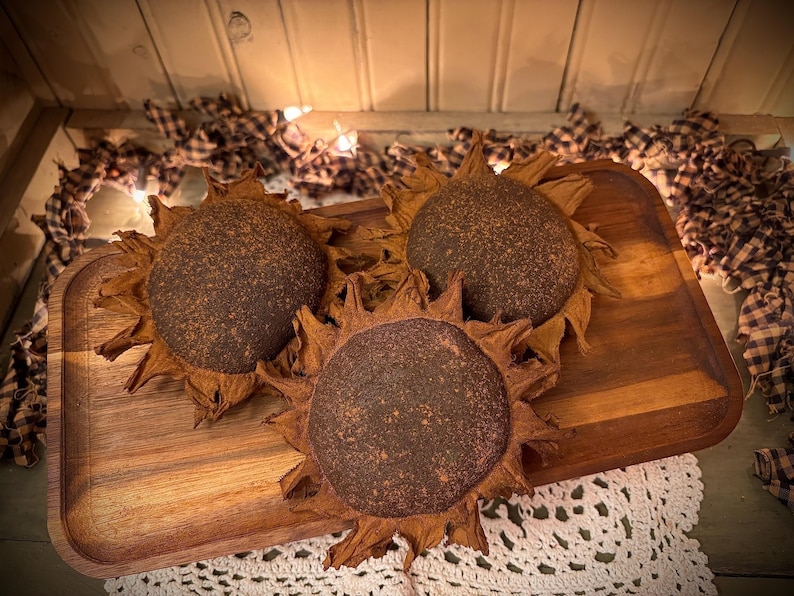 Primitive Sunflower Without Stick Farmhouse Decor - Etsy