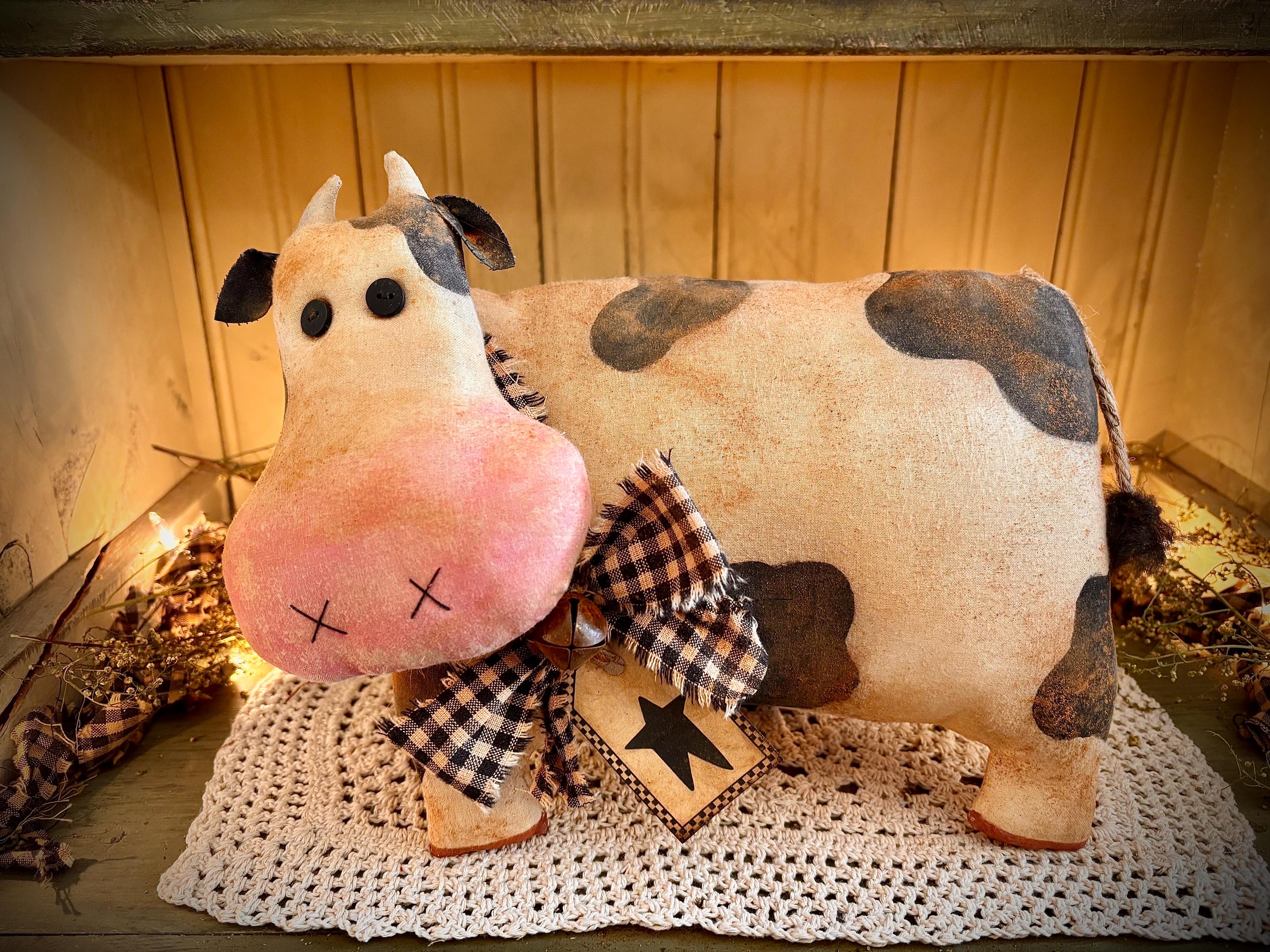 Primitive Cow Farmhouse Kitchen Farm Decor Shelf Sitter - Etsy