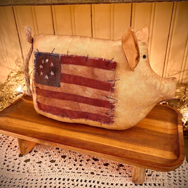 Primitive Pig - Etsy