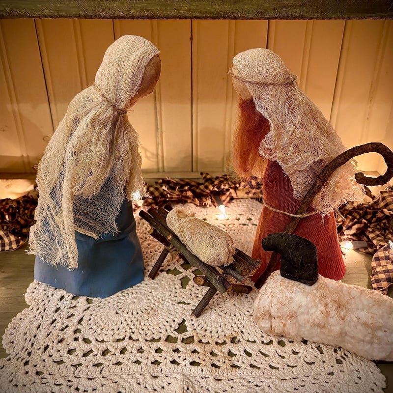 Primitive Nativity Pattern - Etsy