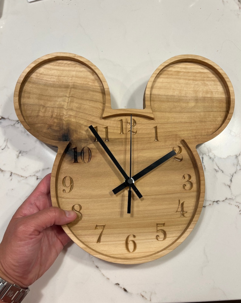 Mickey Mouse Clock - Etsy