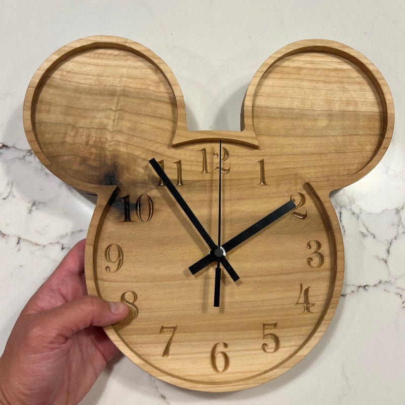 Mickey Mouse Wall Clock - Etsy