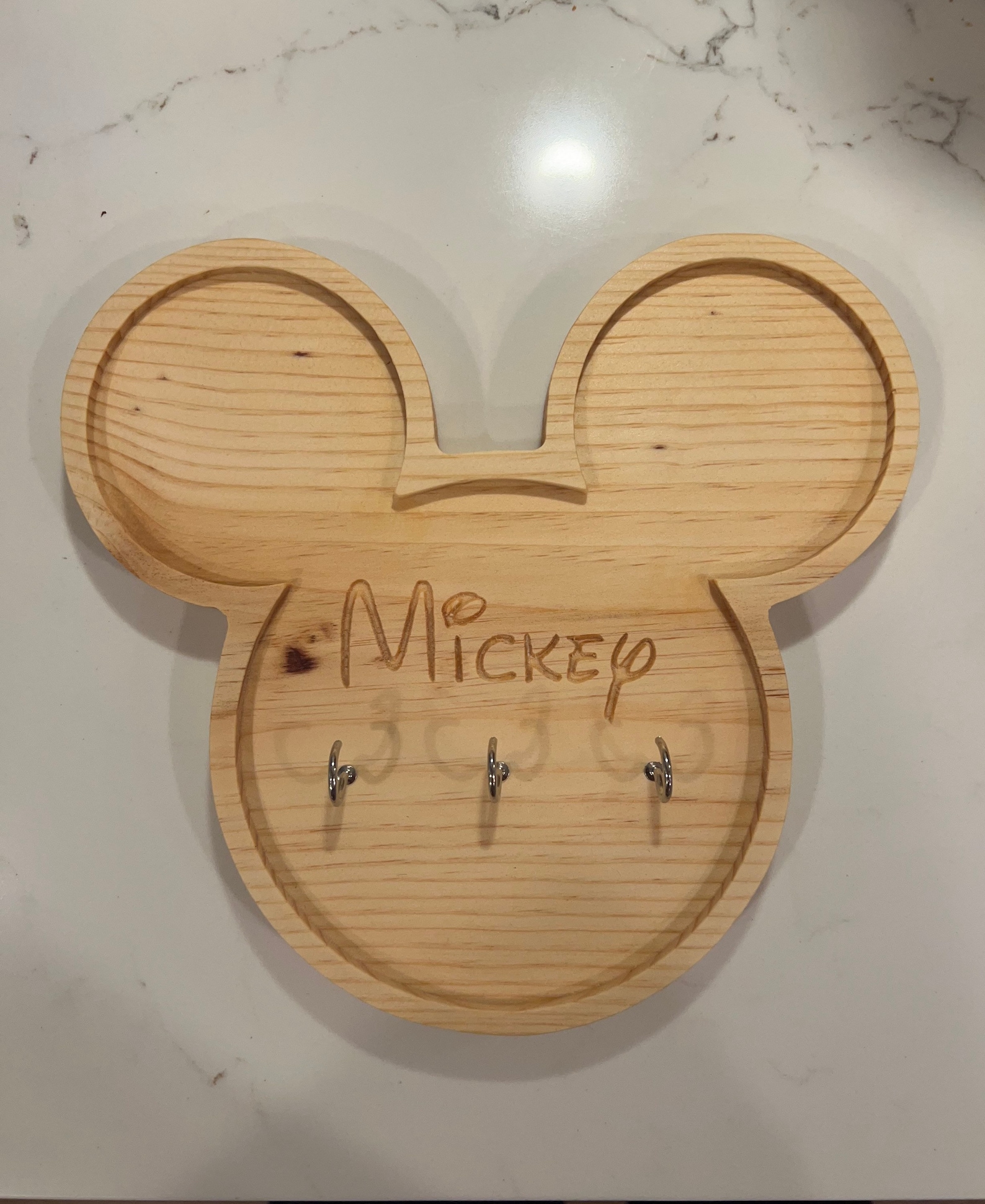 Personalized Mickey Mouse Key Holder - Etsy