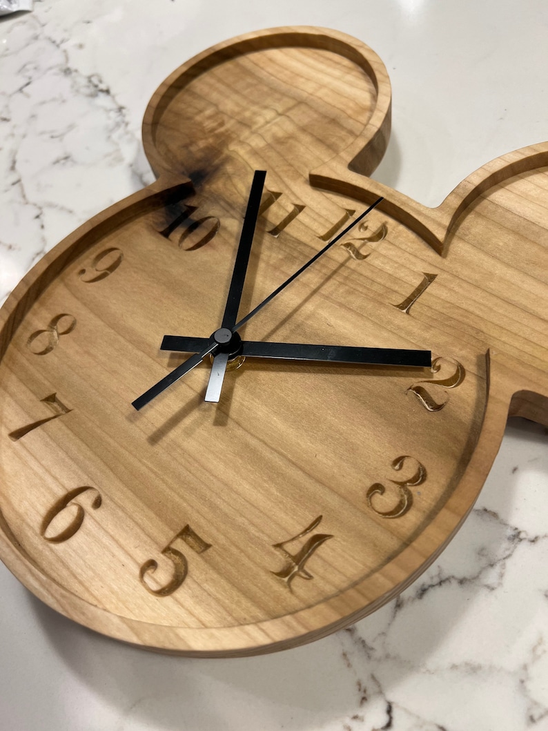 Mickey Mouse Clock - Etsy