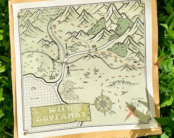 Kids Wild West Treasure Map Digital | Etsy