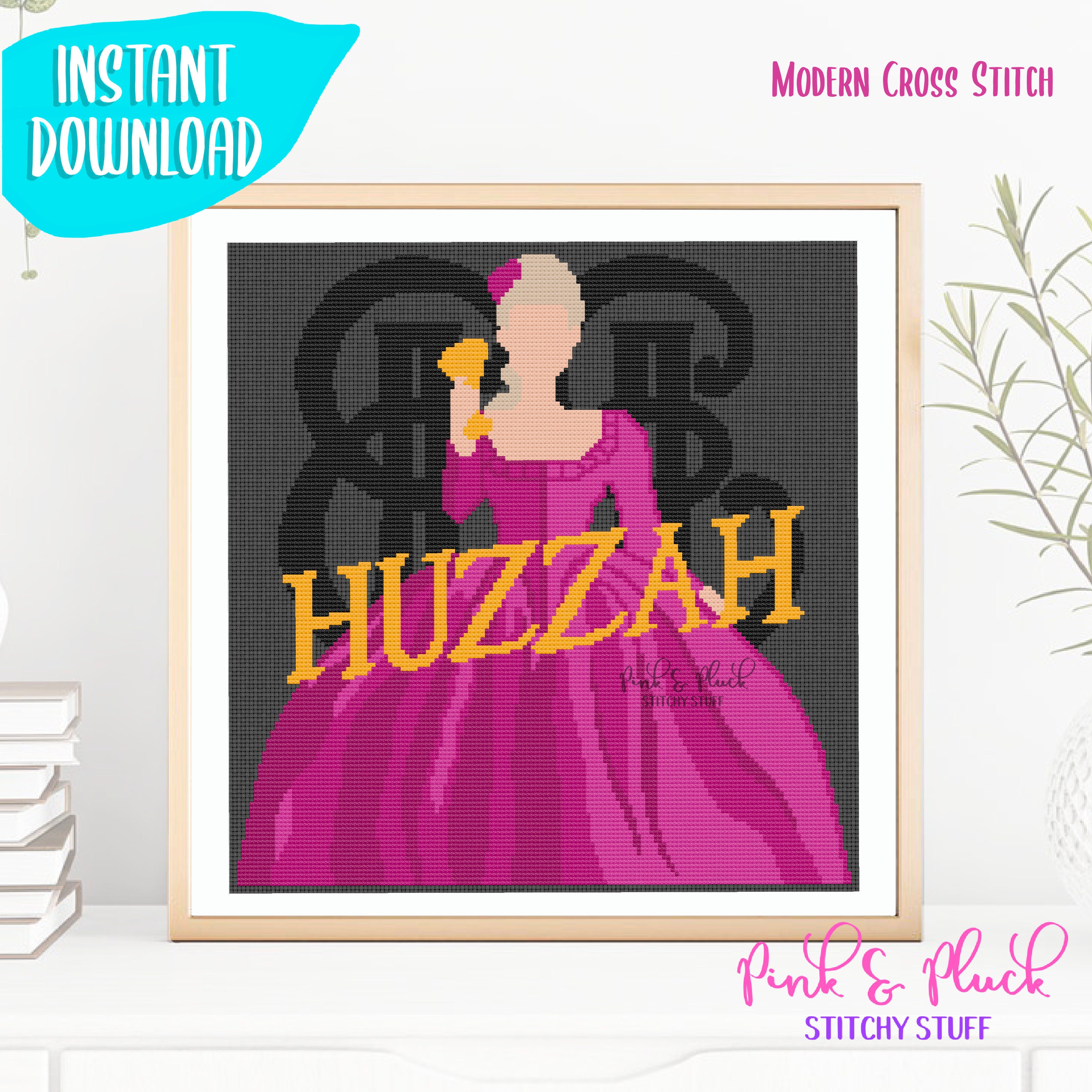 The Great Huzzah Catherine of Russia Modern Cross Stitch Pattern ...