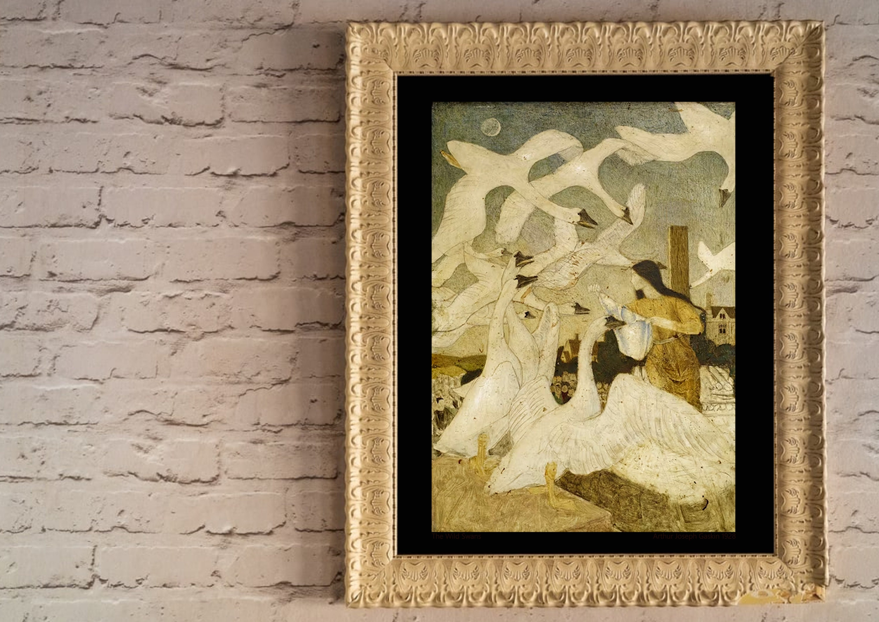 The Wild Swans Art Print, Gaskin Fairy Tale Painting - Etsy