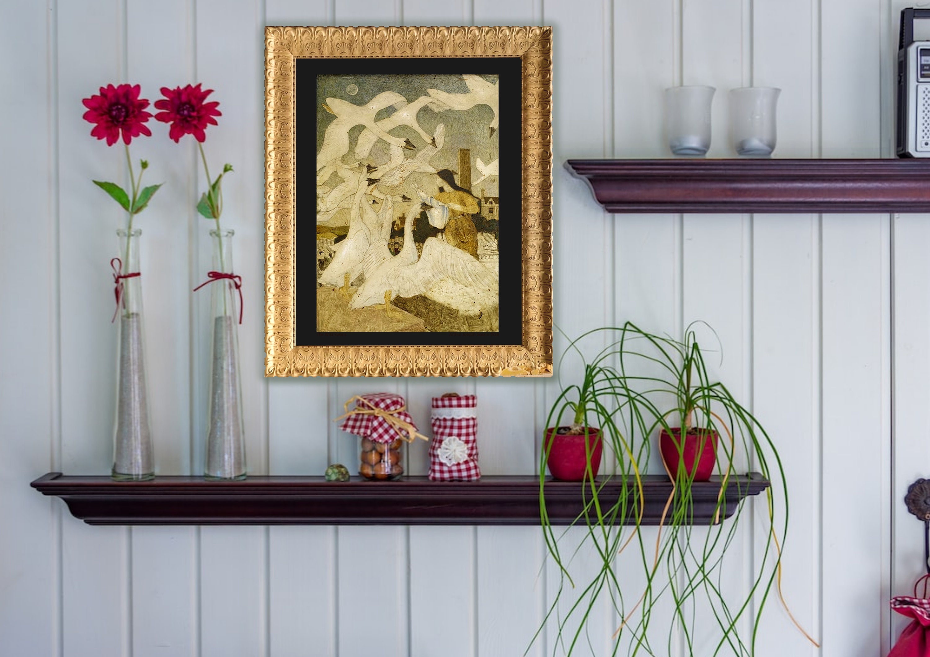 The Wild Swans Art Print, Gaskin Fairy Tale Painting - Etsy