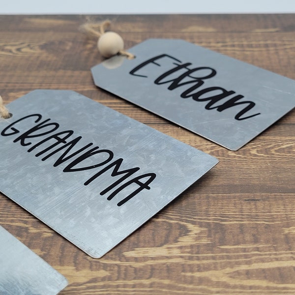 Metal Gift Tag - Etsy